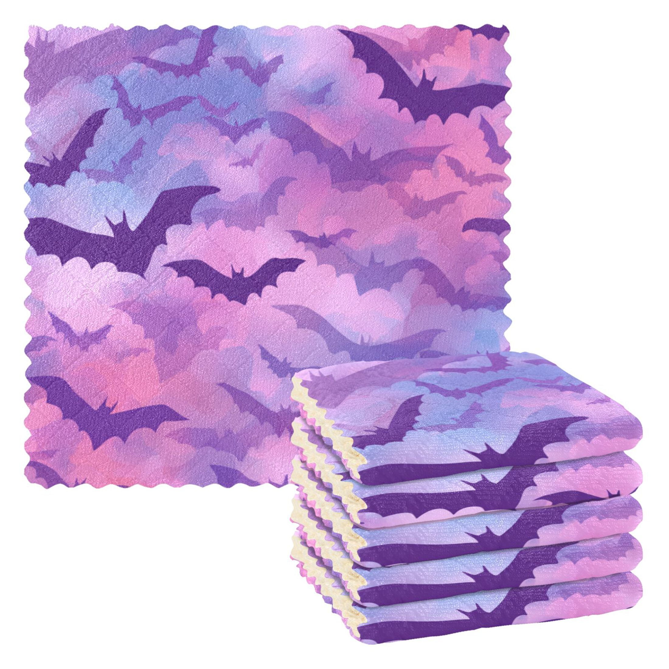 6PCS Dish Towels and Dish Cloths Reuseable Dishcloths Sets for Washing Dishes, Cooking, Baking ...