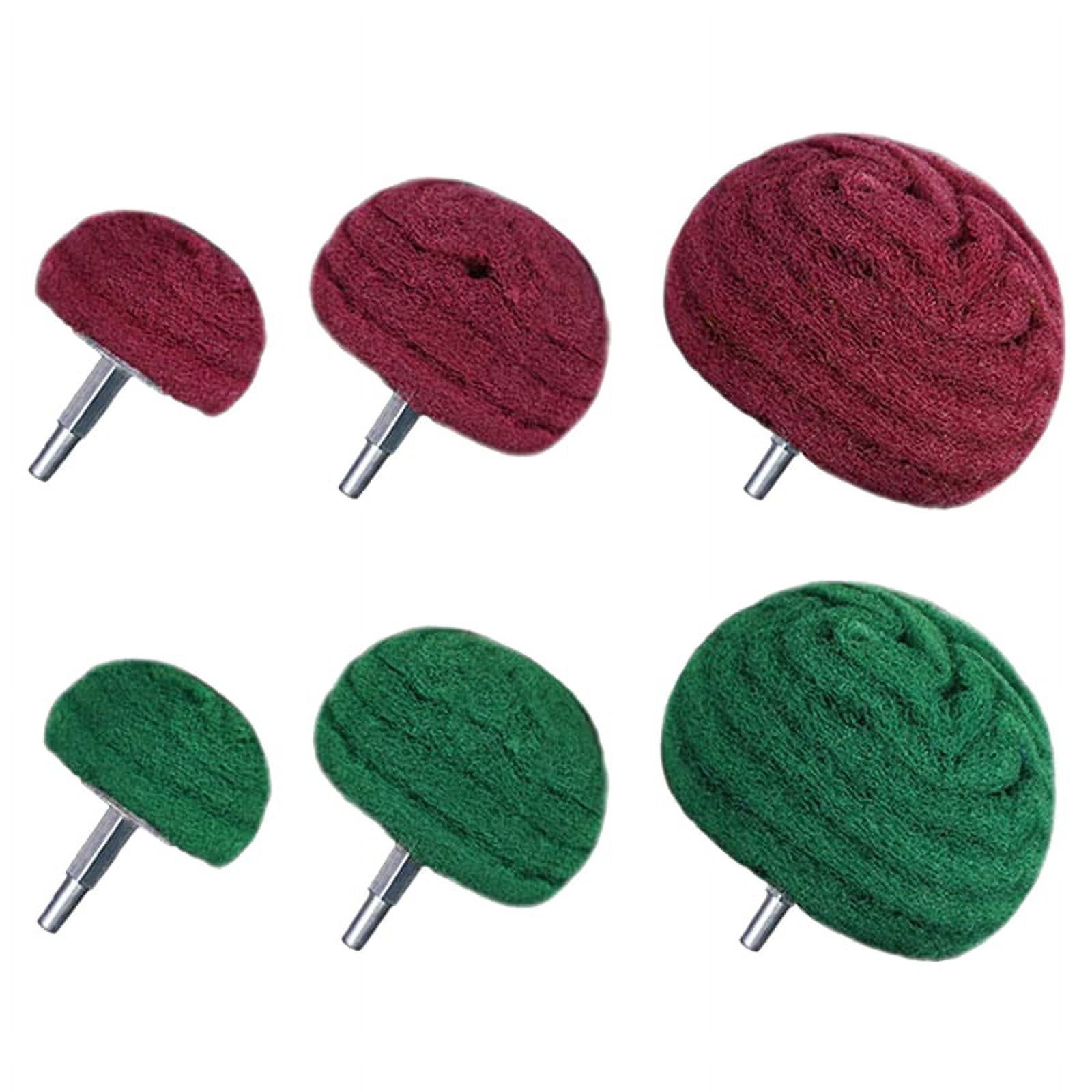 6PCS Dome Type Sanding Mop Polishing Pad, Nylon Fiber Polishing Wheel ...
