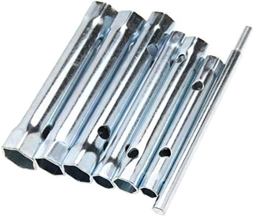 6PCS Dual-Ended Wrench Socket Plumber Back Nut Tap Spark Plug Spanner ...