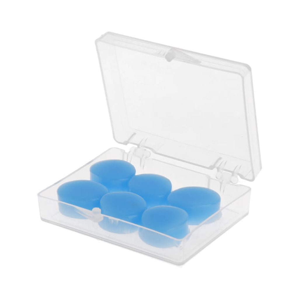6PCS Earplugs Protective Ear Plugs Silicone Soft Waterproof Anti-noise ...