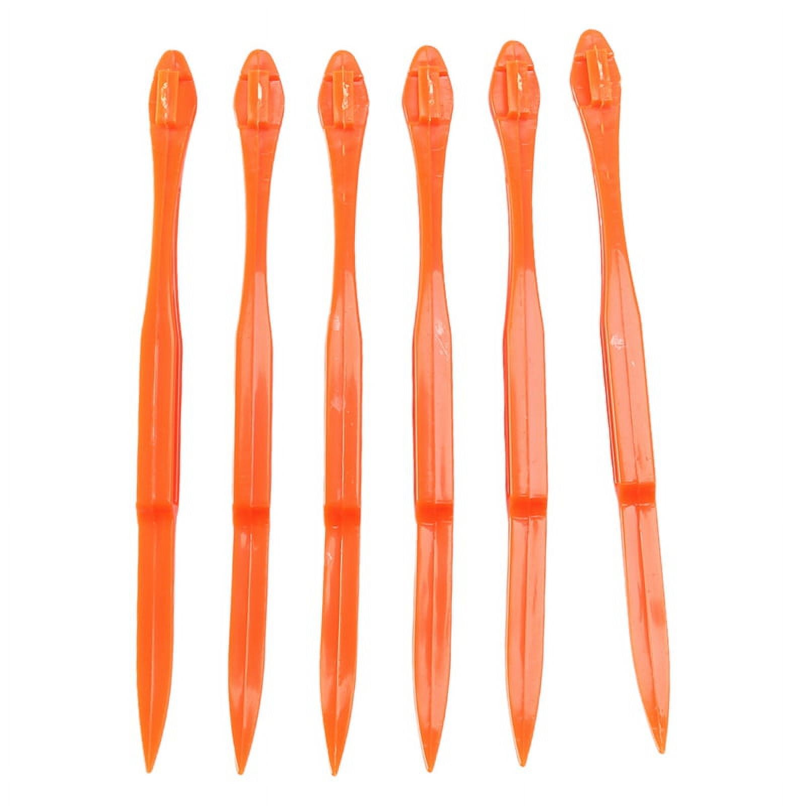 6PCS Easy Orange Peeler, Bright Orange Color Kitchen Tool, Metal ...