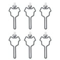 6PCS Effortless Poop Bag Clip Secure Leash Attachment for Walking Easy ...