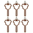 6PCS Effortless Poop Bag Clip Secure Leash Attachment for Walking Easy ...