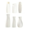 6PCS Elegant Flower Vases Holder Simple Small Flower Storage Bottle For ...