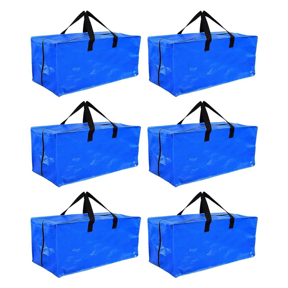 6PCS Extra Large Moving Storage Bags Foldable Lot Heavy New J5 ...