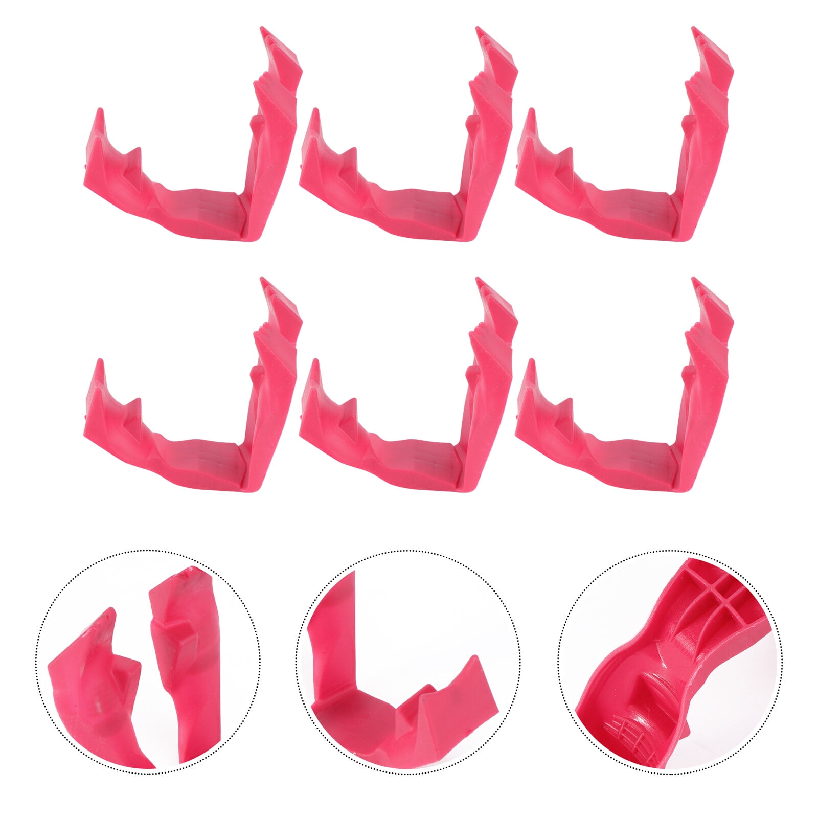 FRCOLOR 6PCS Food Tongs Meal Prep Eating Clips Anti scald Kitchen ...