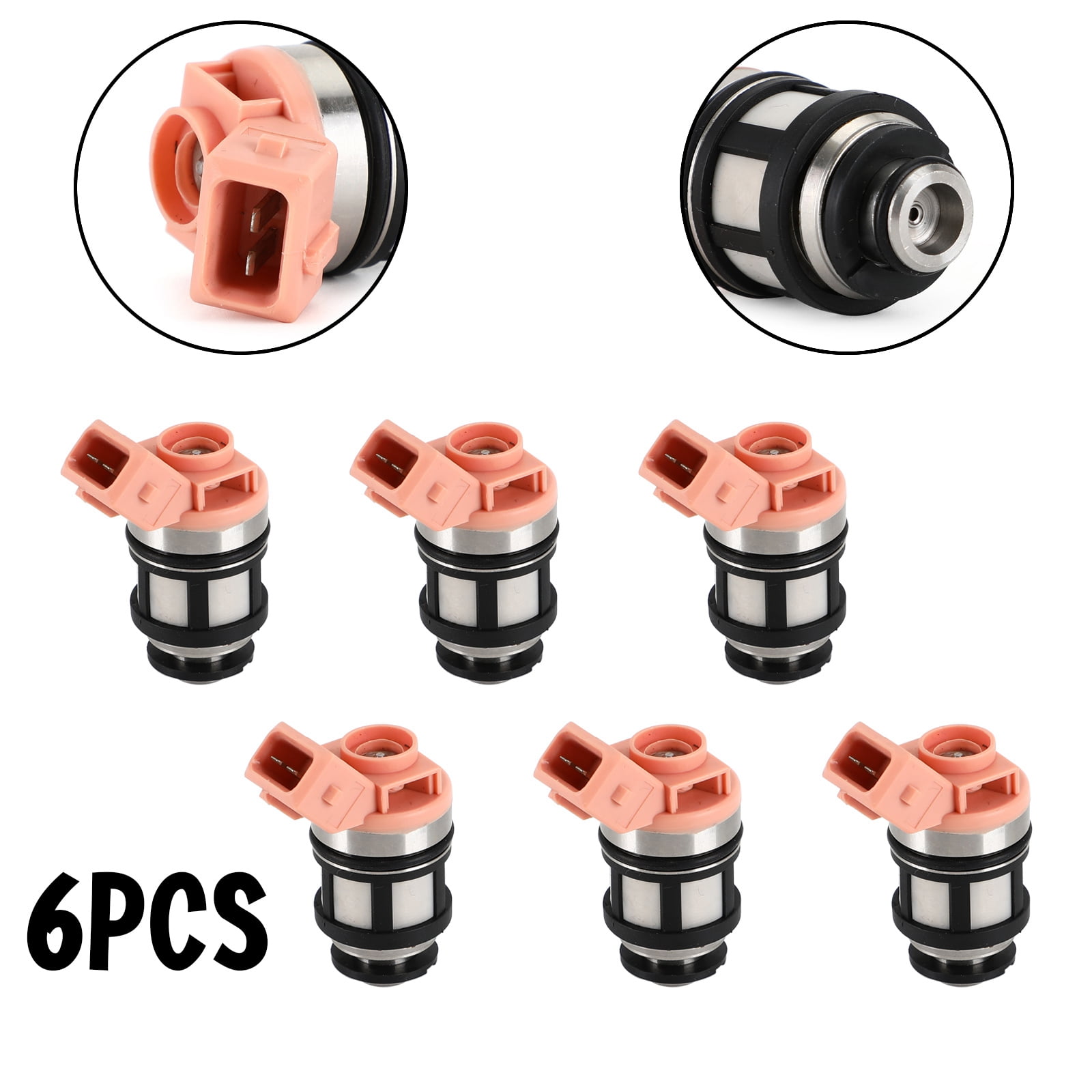 6PCS Fuel Injector 16600-88G10 fit for Nissan D21 Pathfinder Quest ...