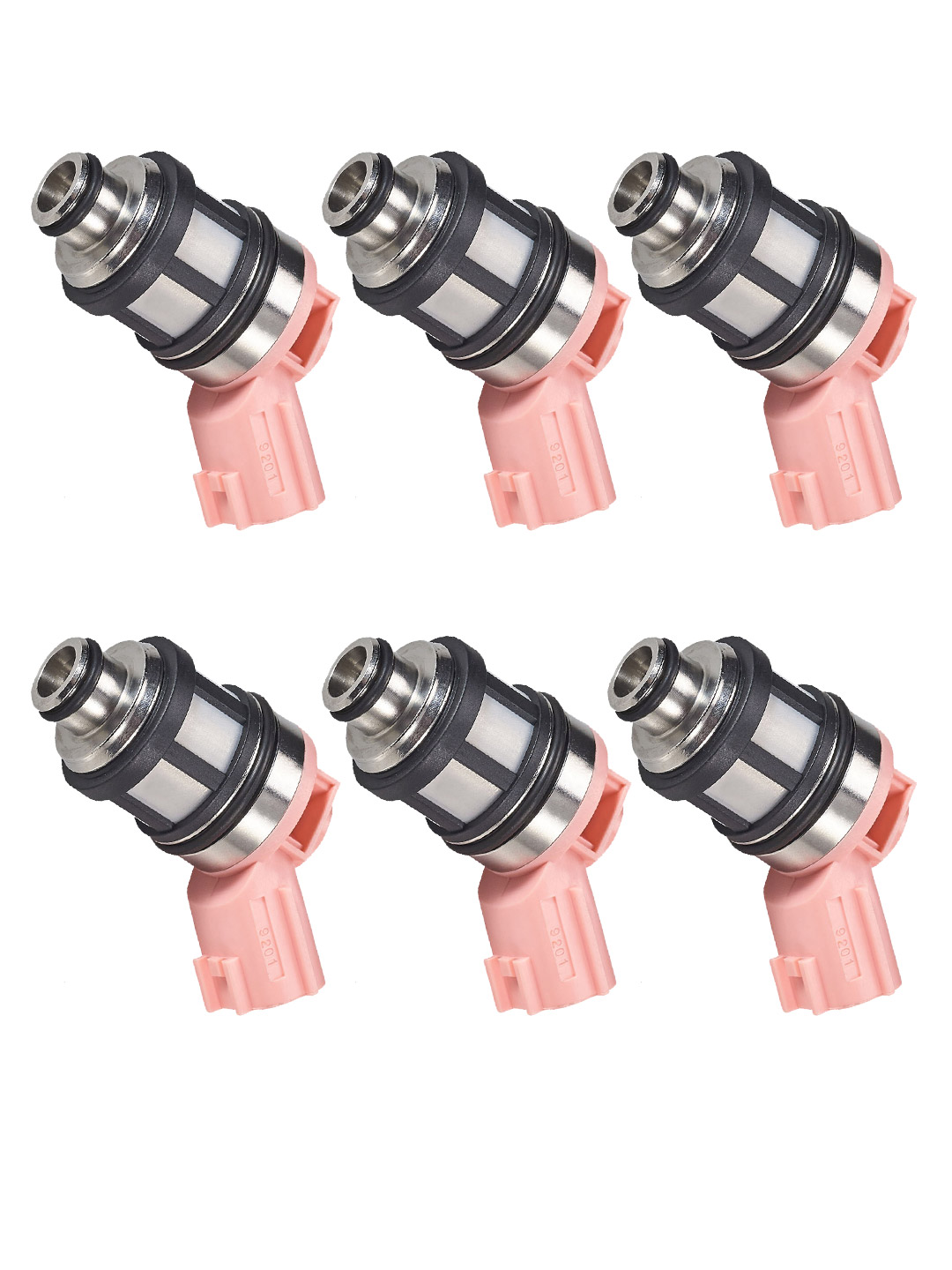 6PCS Fuel Injector Compatible with for 1996-2004 Nissan Frontier ...