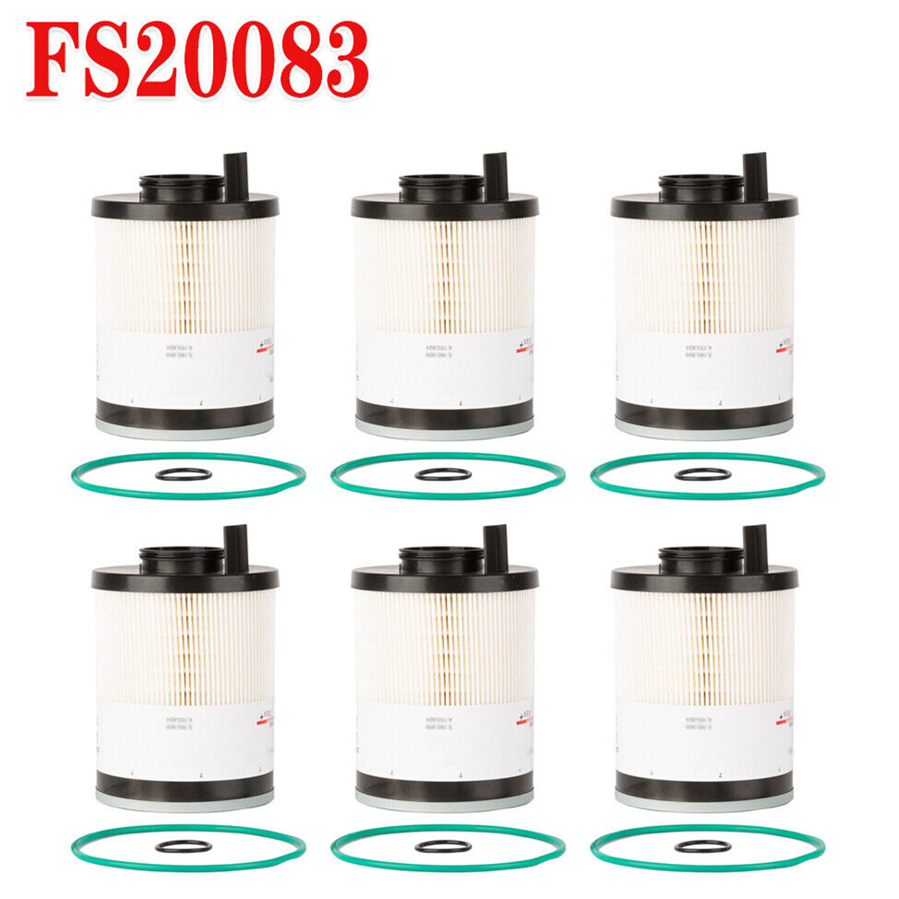 6PCS Fuel Water Separator Filter Fits for Cummins ISX DD13 DD15 DD16 ...