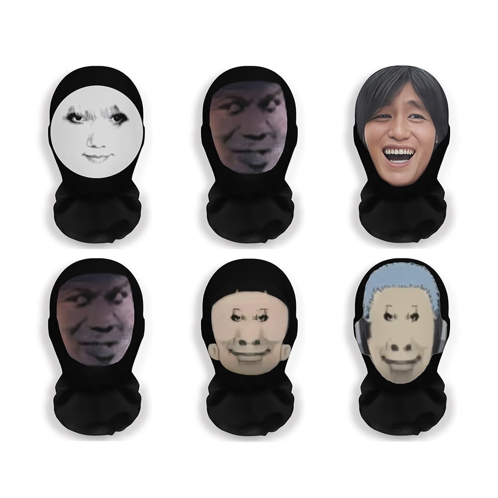 6PCS Funny Internet Celebrity Expression Package Full Face Mask Series ...