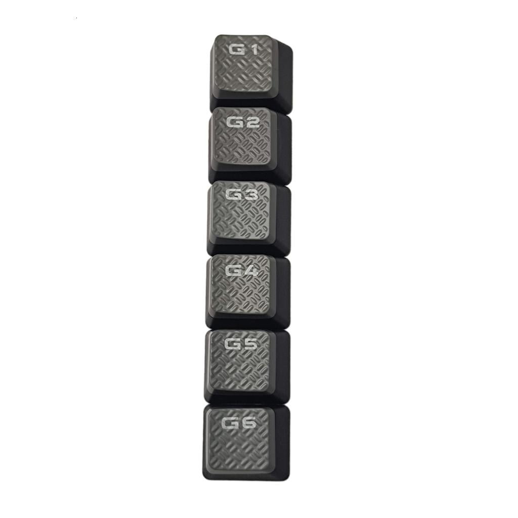 6PCS G1/2/3/4/5/6 slip Keycap ABS Backlit Slip Texture Key Caps for ...