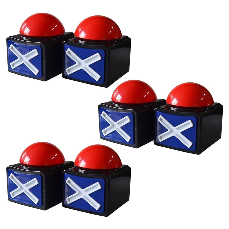 6PCS Game Answer Buzzer , Game Buzzer Alarm Sound Play Button with ...