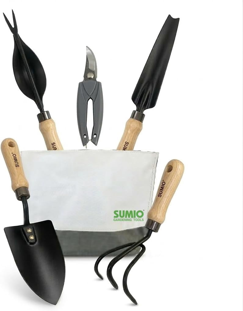 6PCS Gardening Tool Set with Storage Bag, Garden Hand Tools Kit with ...