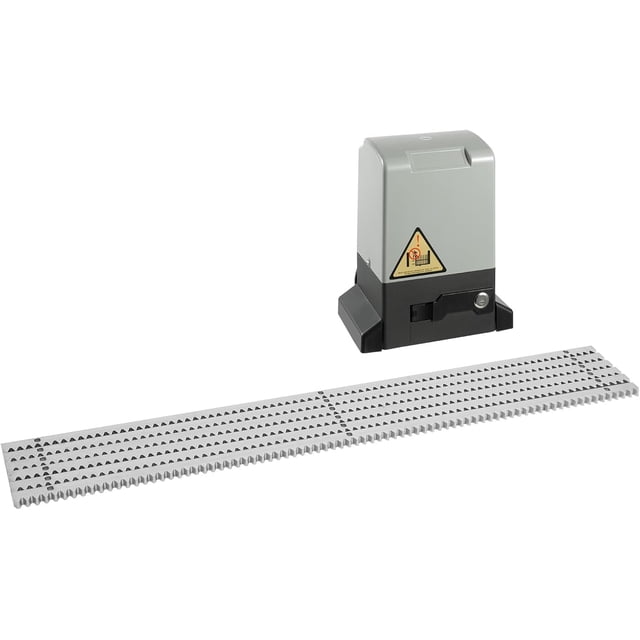 with 6PCS Gear Racks 1300LBS Automatic Sliding Gate Opener with 2 ...