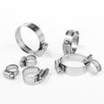 6PCS Heavy Duty Stainless Steel Closet Pole Sockets Rod End Support ...
