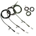 6PCS Helicopter Hair Rigs Leader Tied Carp Fishing Rigs Outdoor Fishing ...