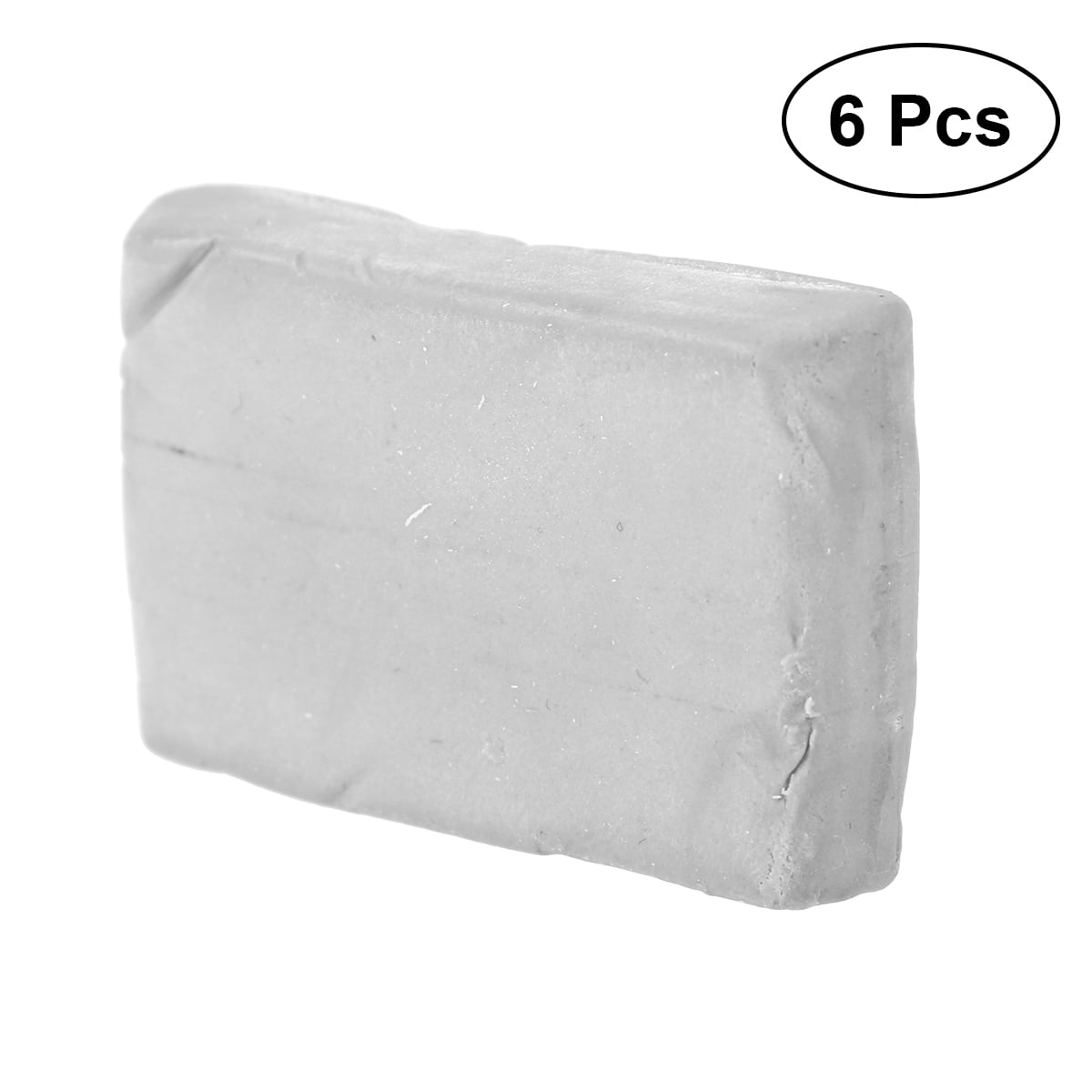 6PCS Kneaded Art Eraser Grey Durable Sketch Rubber Kneadable Rubber ...