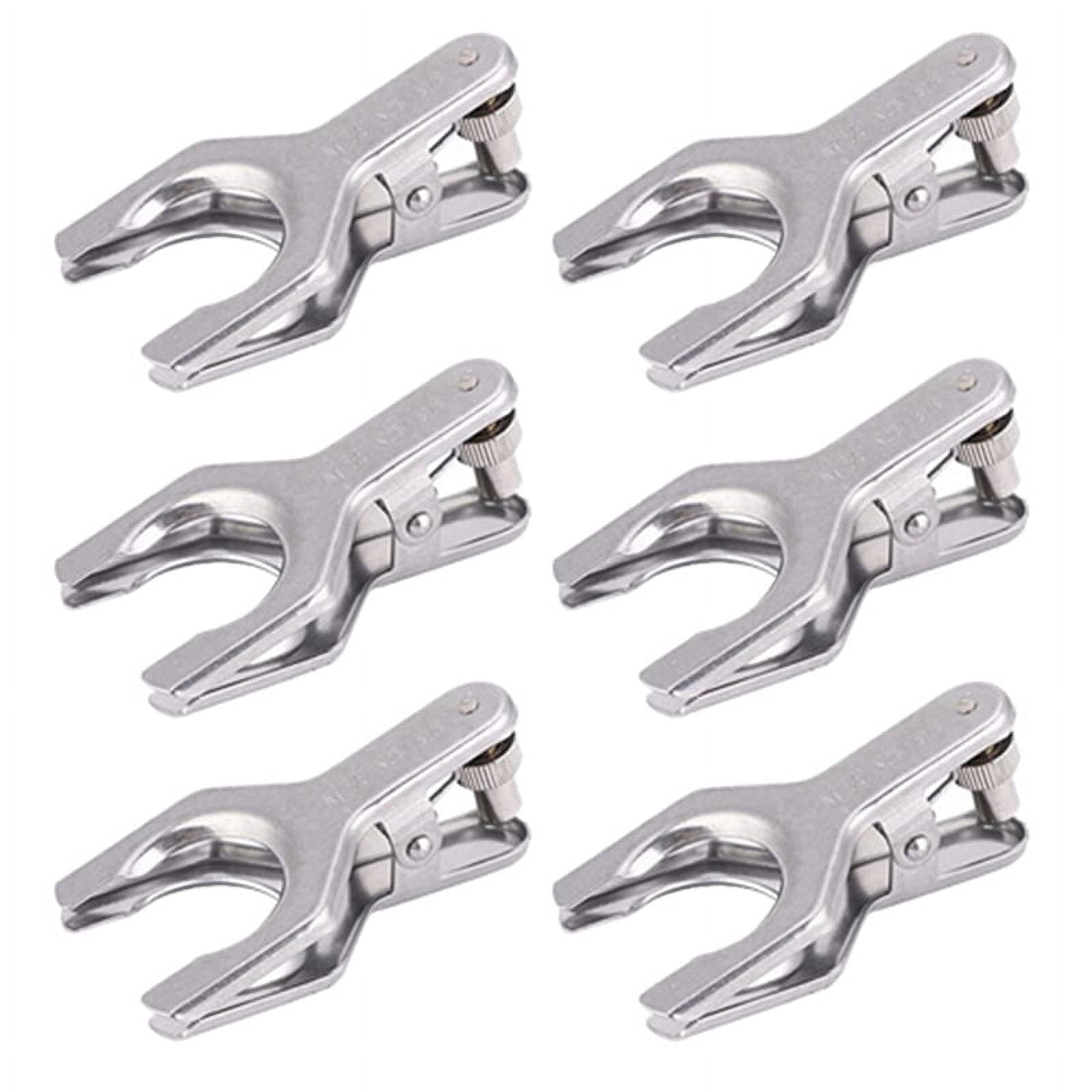 6PCS Lab Clamp, Stainless Steel Pinch Clamp Beaker Holder Flask Metal ...