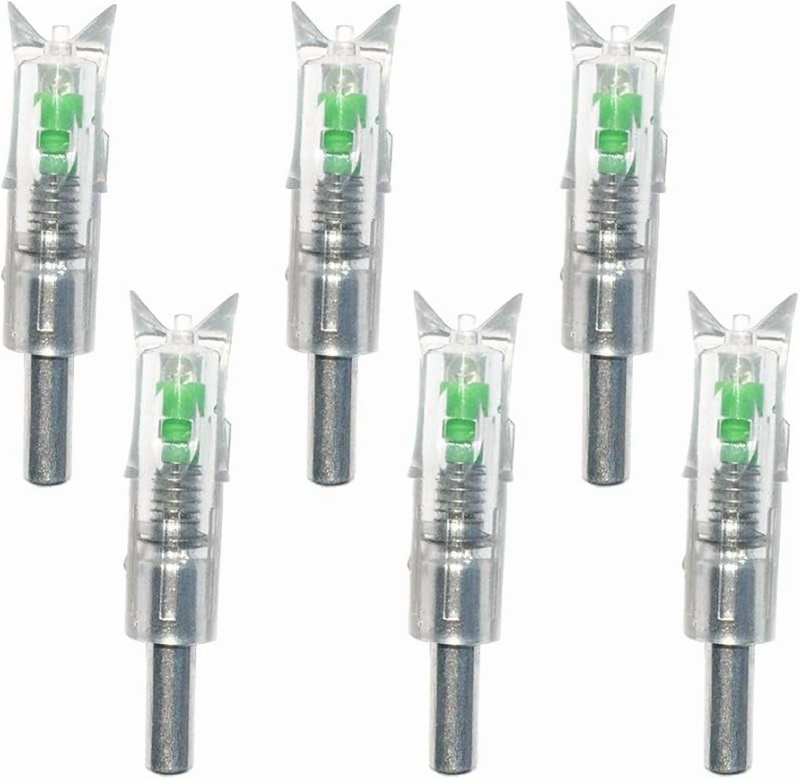 6PCS Lighted Nocks for Crossbow with .300''/7.62mm Inside Diameter,Half ...