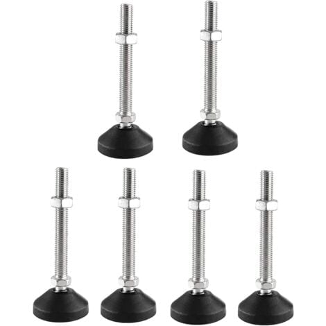 6PCS M10 x 80mm Adjustable Feet - Adjustment Screw - Furniture Leg ...