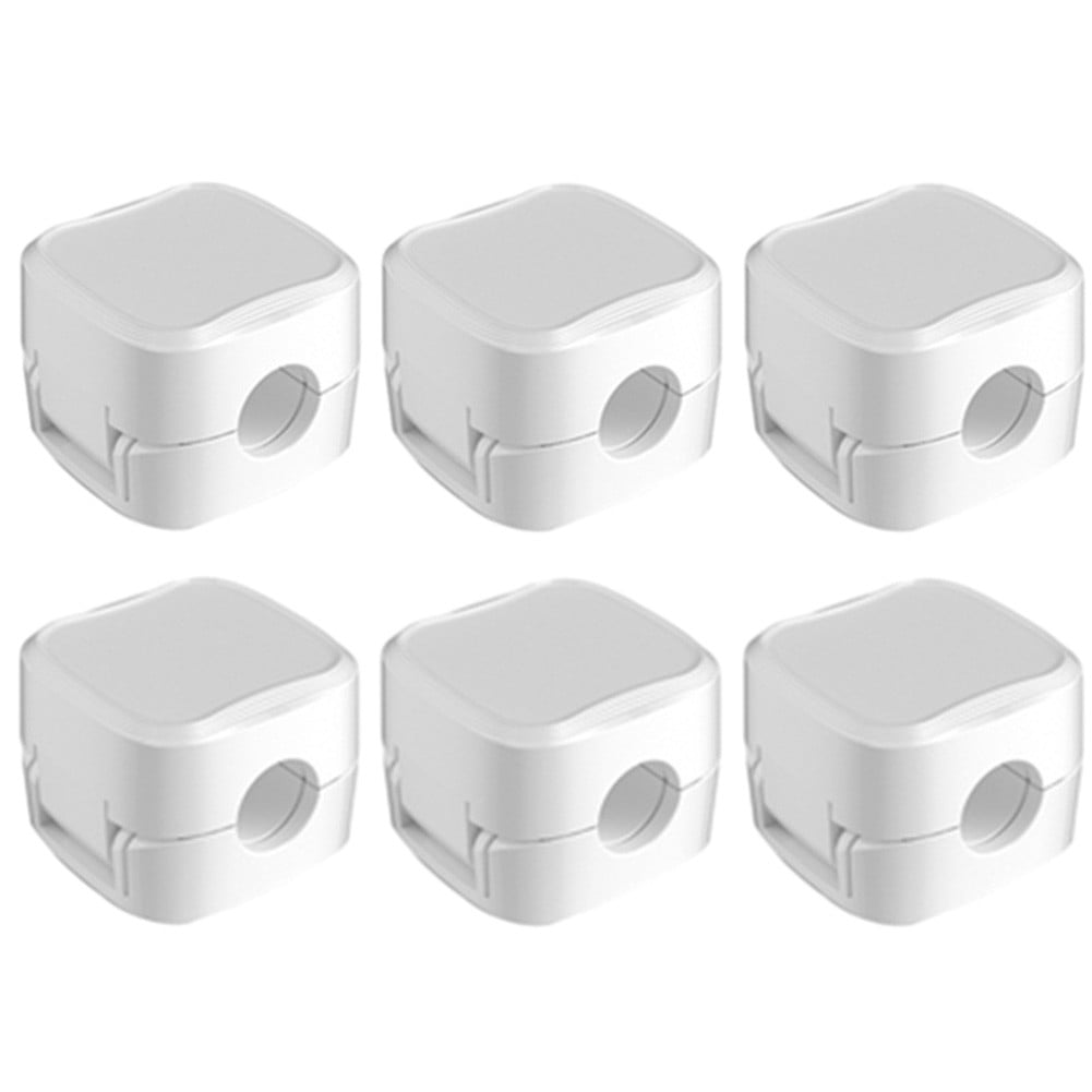 6PCS Magnetic Cable Clips Cable Smooth Adjustable Cord Holder Under ...