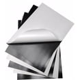 6PCS Magnetic Sheets with Adhesive:Strong Magnets with Adhesive Backing ...