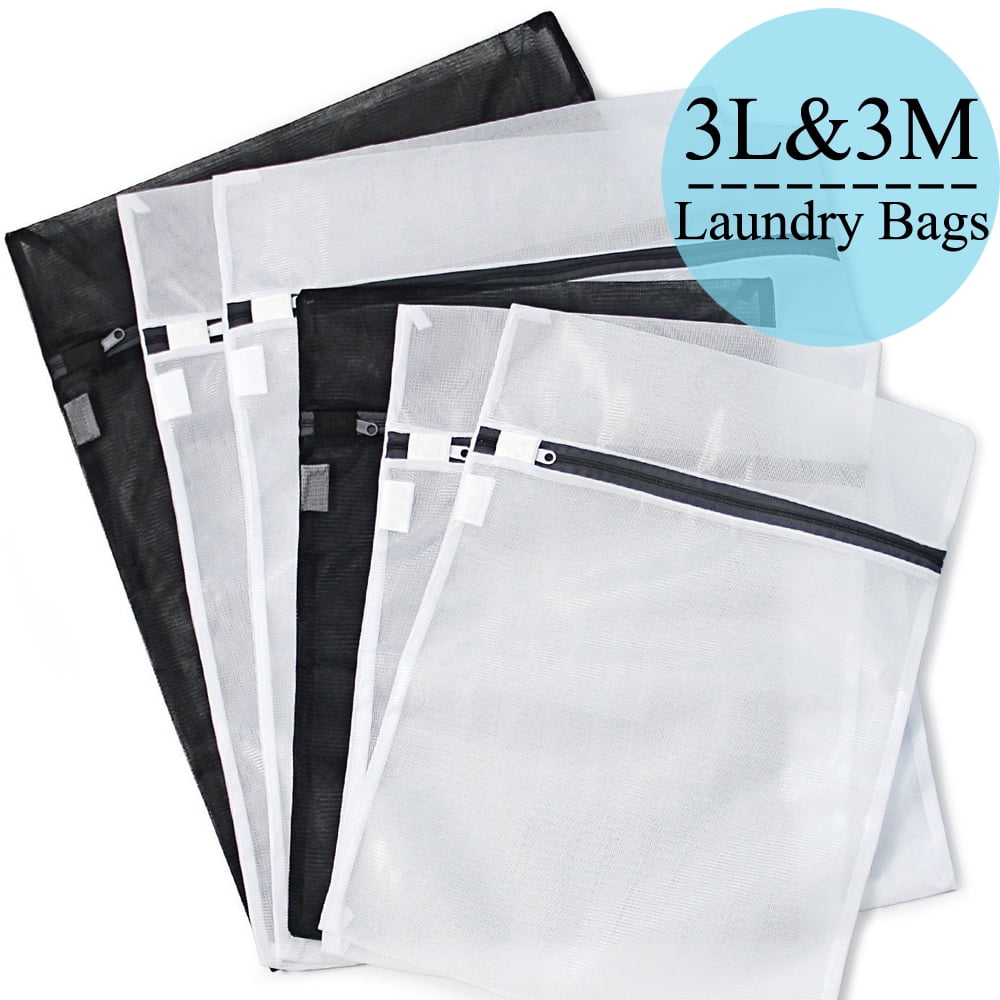 6PCS Mesh Laundry Bags Wash Bags Bra Lingerie Protection Washing Drying ...