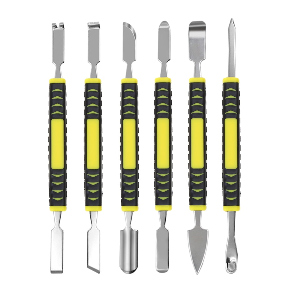 6PCS Metal Crowbar Kit Anti-Slip Handle Disassemble Pry Bar Stick Tools ...