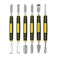 6PCS Metal Crowbar Kit Anti-Slip Handle Disassemble Pry Bar Stick Tools ...