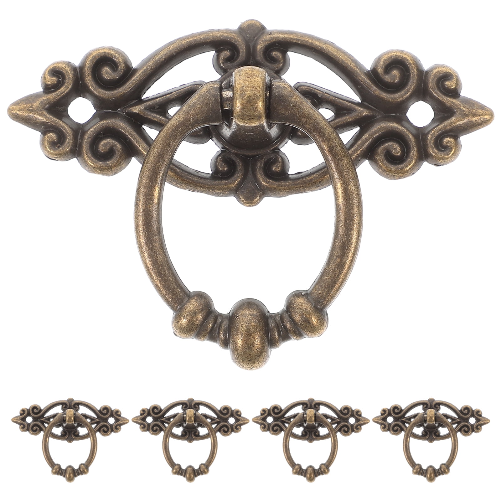 6PCS Mini Drawer Cabinet Pull Handles for Jewelry Case Box Knobs Ring ...