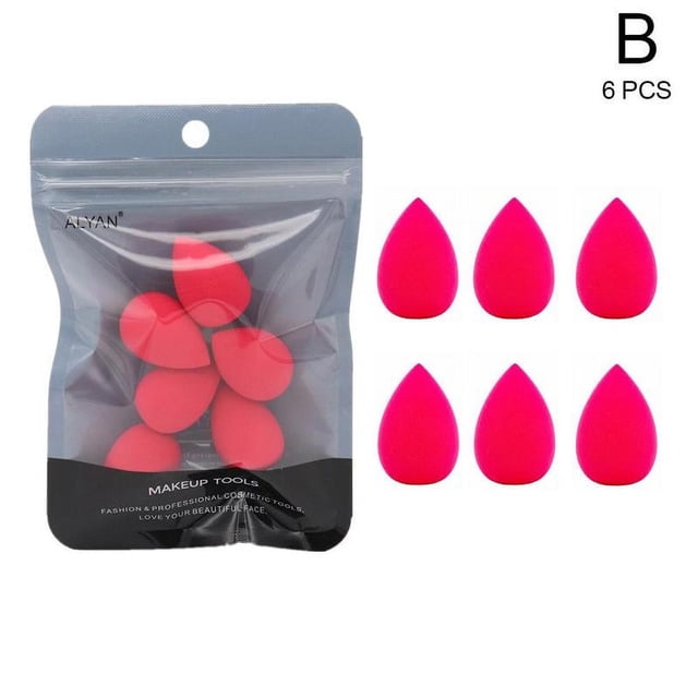 6PCS Mini Makeup Sponge Small Beauty Sponge Blender Set for Foundation ...