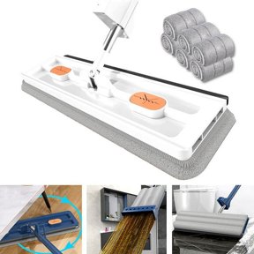 E-Cloth Deep Clean Mop, Swift Hard Surface Cleaner, Washable Microfiber ...