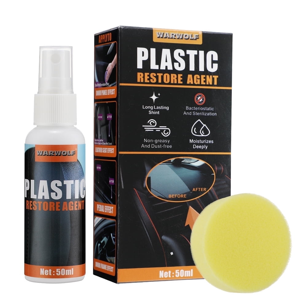 Plastic Restorer, Cars Ceramic Plastic Coating Trim Restore, Shines ...