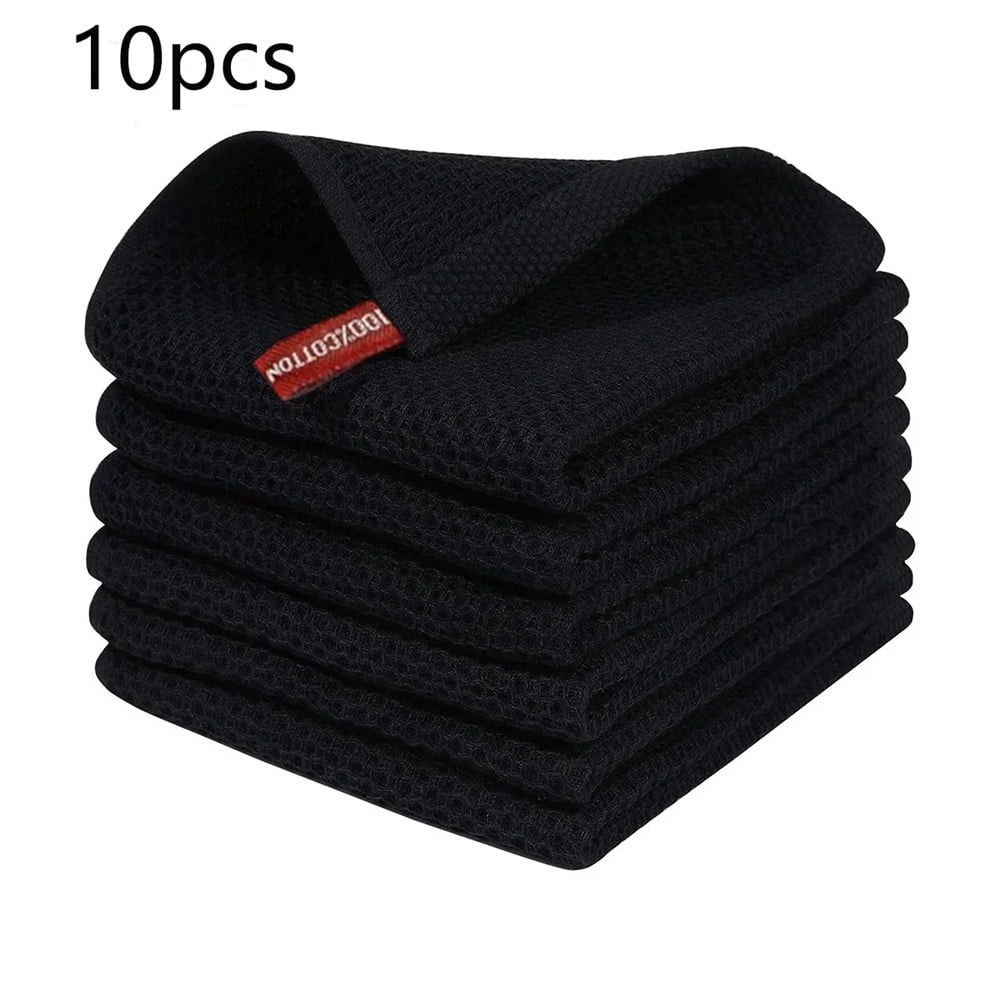 6PCS No Trace Honeycomb Absorbent Dish Tableware Kitchen Rag Towel ...