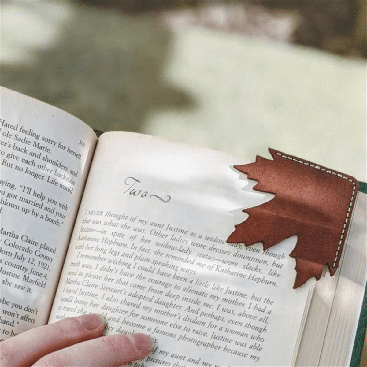 6PCS PU Leather Maple Leaf Bookmarks Cute Bookmarks Page Corner ...