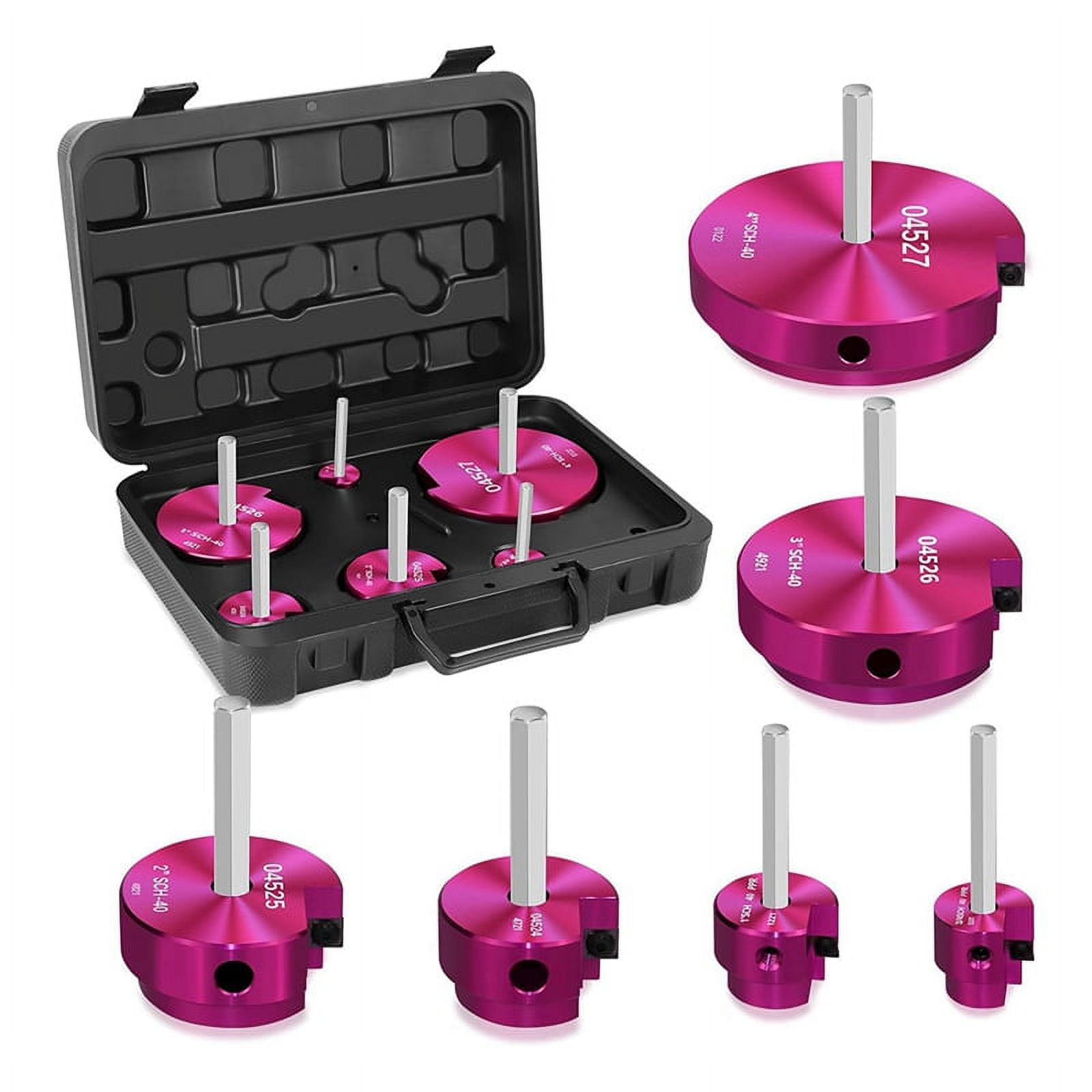 6PCS PVC Pipe Reamer,PVC Pipe Cleaning Reamer for Pipe Repair Plan ...