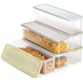 6PCS Pasta Containers Storage, Clear Spaghetti Storage Container ...