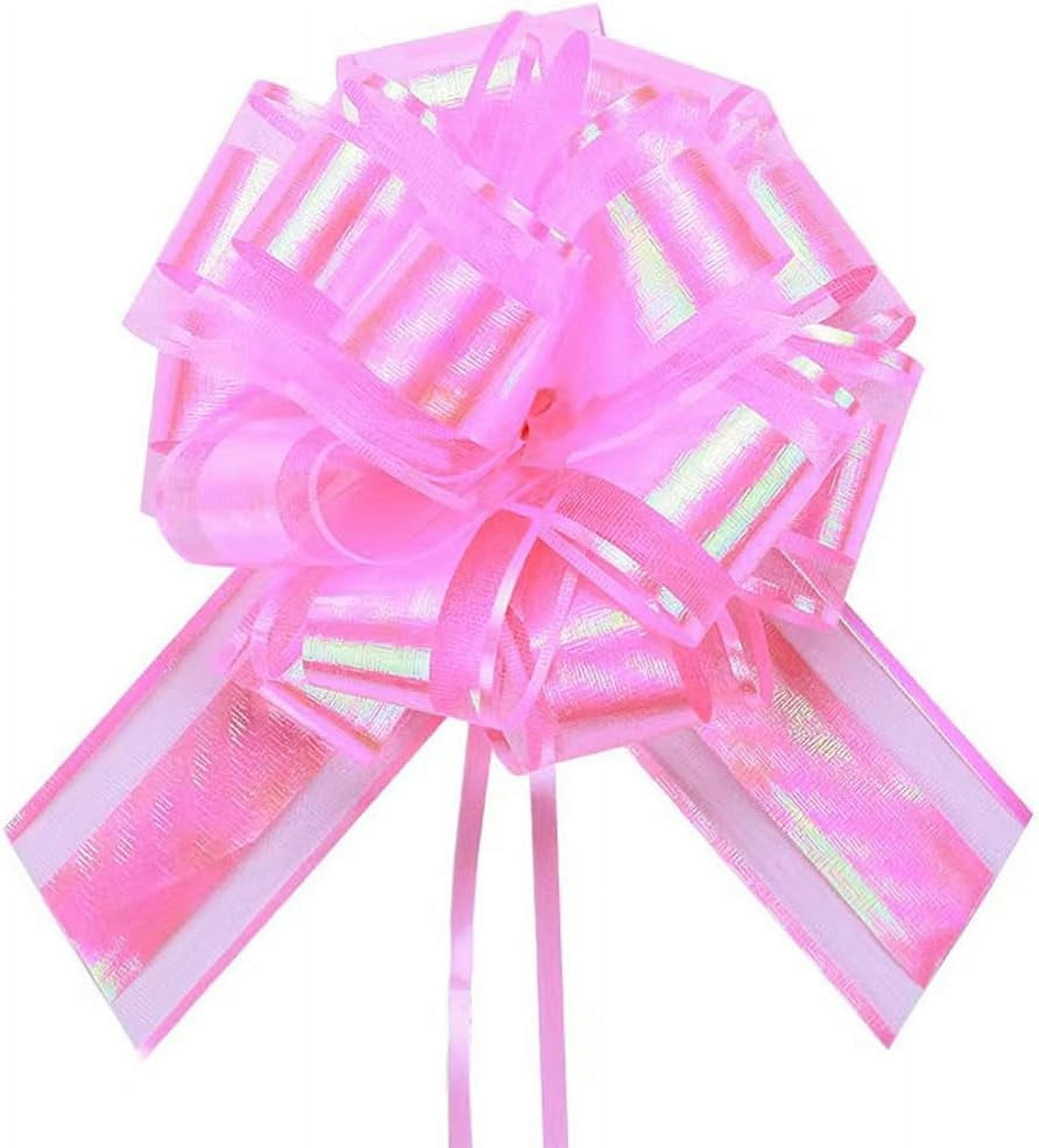 6PCS Pull Bows, Large Rainbow Film Bow Gift Wrapping Bows, Pull Bows ...