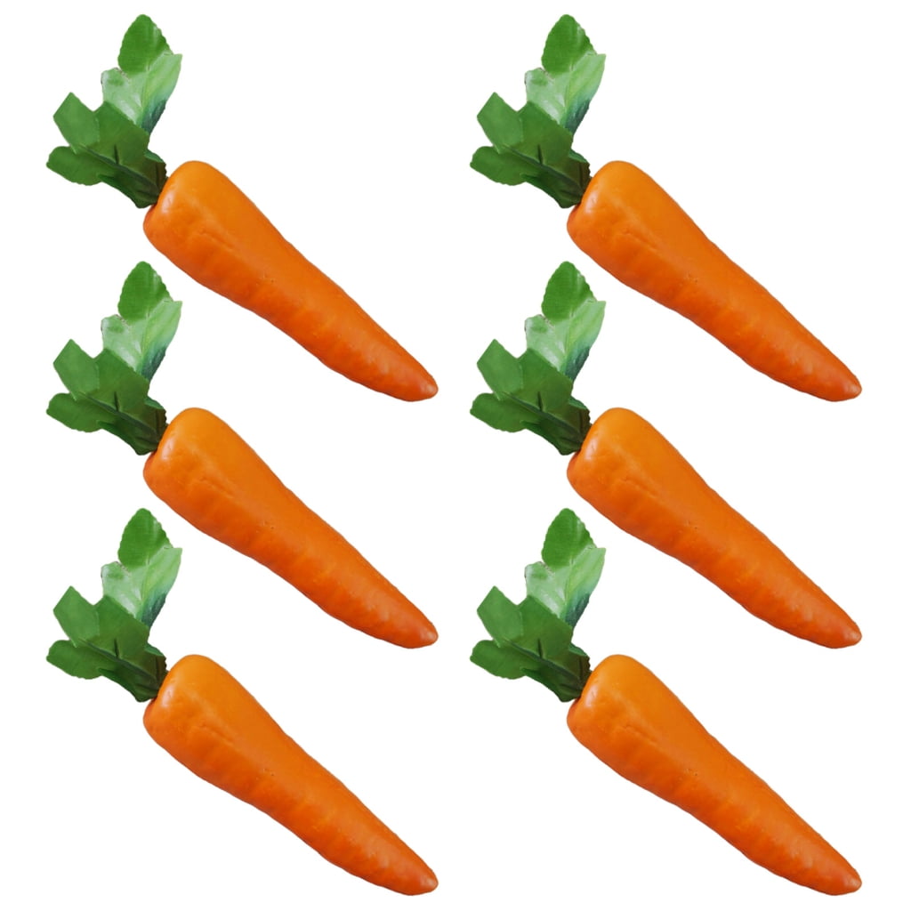 6PCS Realistic Carrots Artificial Carrot for Food Photography ...