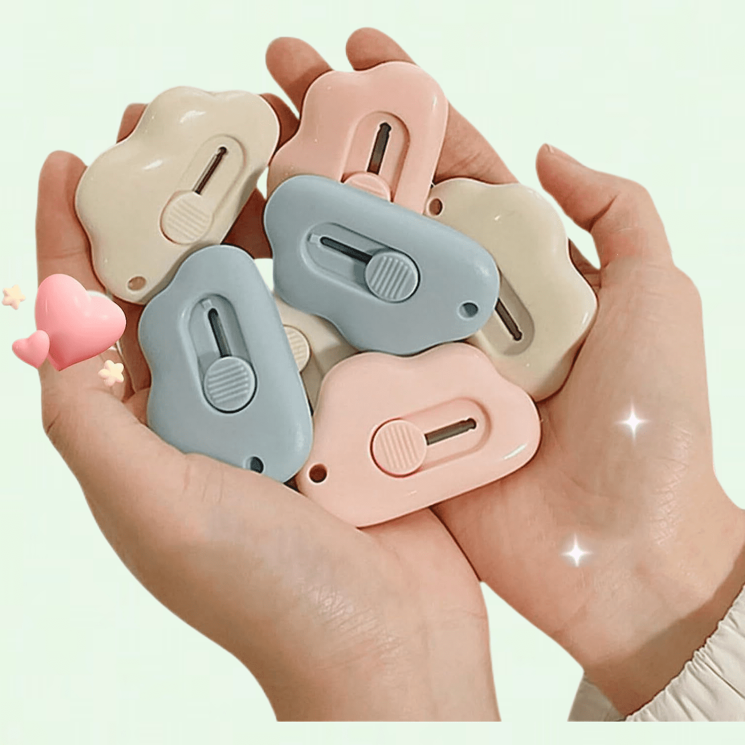 Mini Cloud Box Cutter Retractable - Cute and Practical Portable Utility ...
