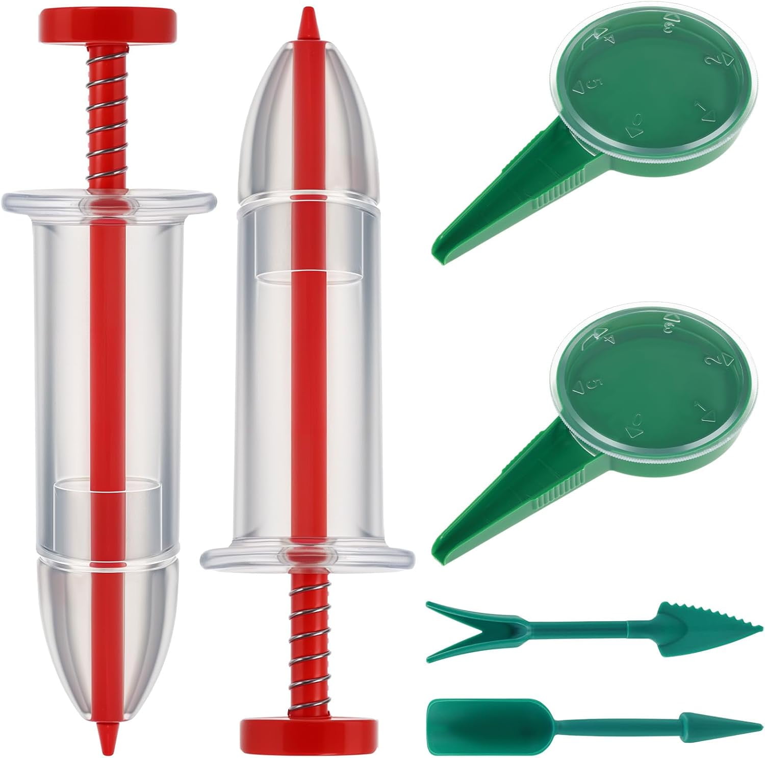 6PCS Seed Dispenser Seed Planter Tool Mini Seeds Spreader Small Seeds ...