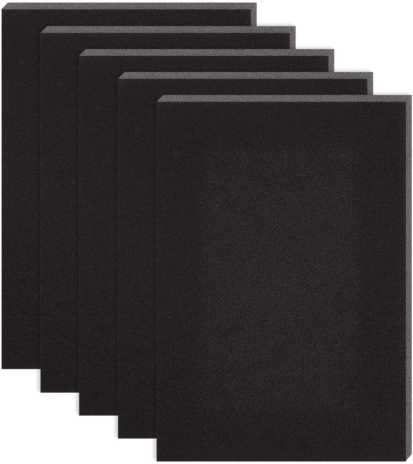 6PCS Self Adhesive Backed Foam Sheet 12x8 Inch Black Nonslip EVA Foam ...
