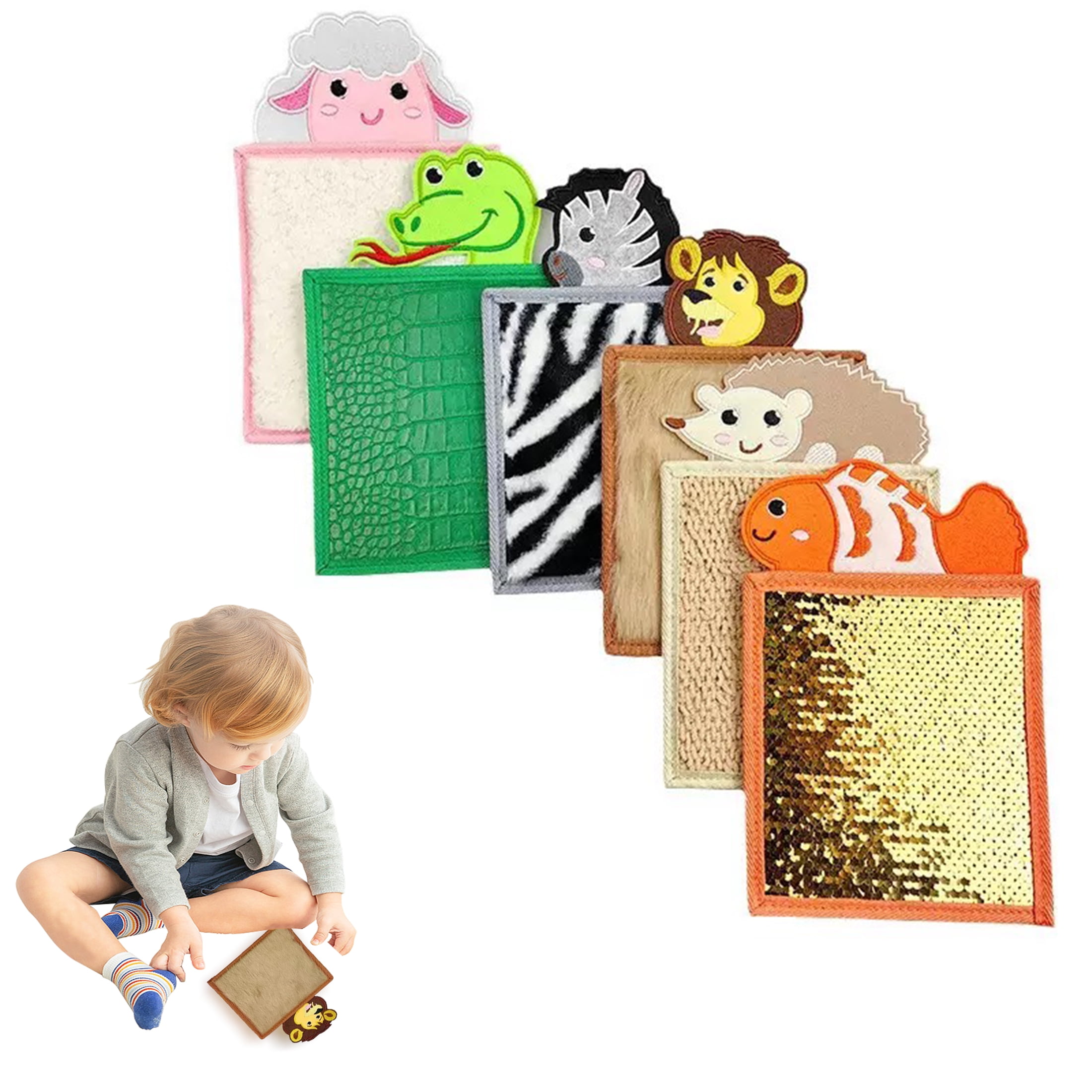 6PCS Sensory Mini Mats Assorted Textured Sensory Floor Tiles - Sensory ...