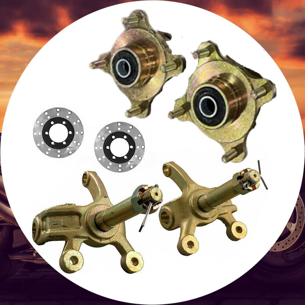 6PCS / Set Front Wheel Hub Brake Disc Rotor Steering Knuckle Spindle ...