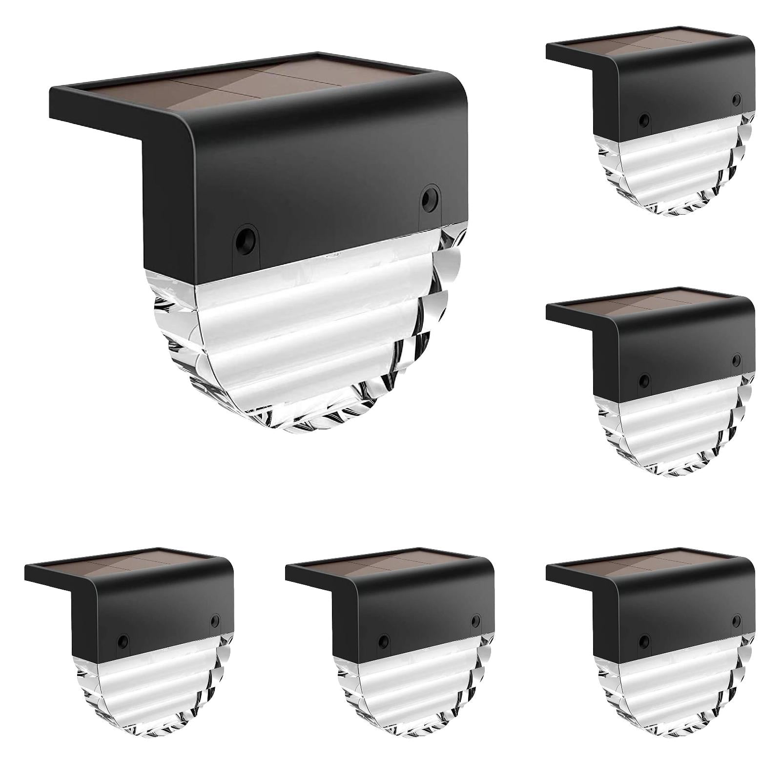 6PCS Solar Deck & Pool Lights – Waterproof LED Submersible Solar Lights ...