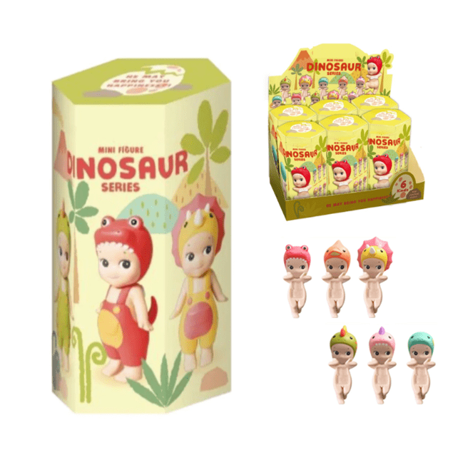 6PCS Sonny Angel Dinosaur Series Sonny Angles Figure Toy Blind Box ...