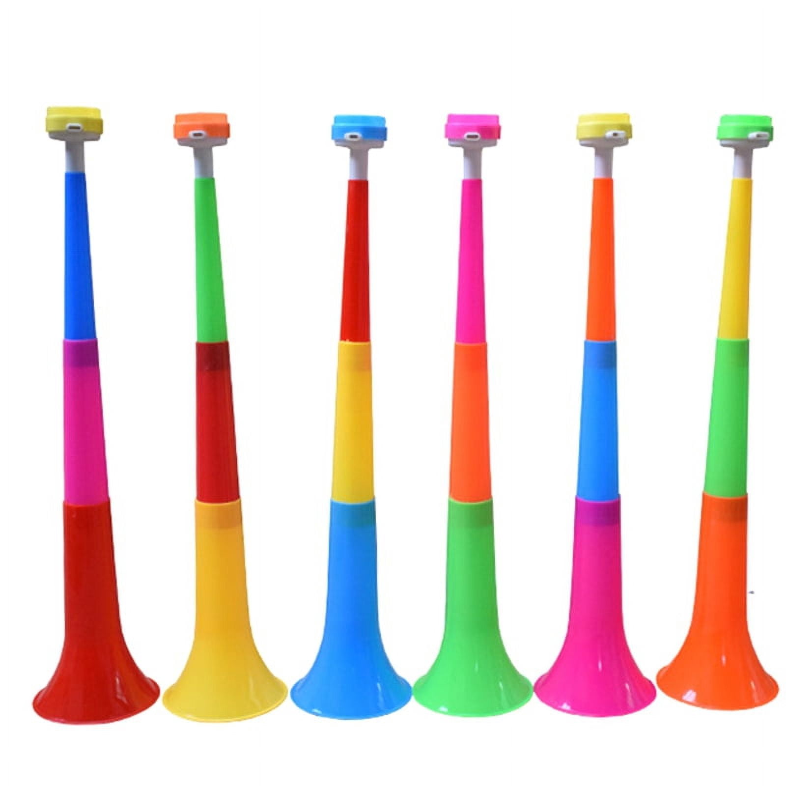 6PCS Stadium Horn 23Inch Plastic Trumpet Horn Blow Horn for Sporting ...