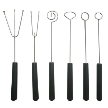 Tableware Chocolate Dipping Tools Stainless Steel Candy Dipping Baking ...