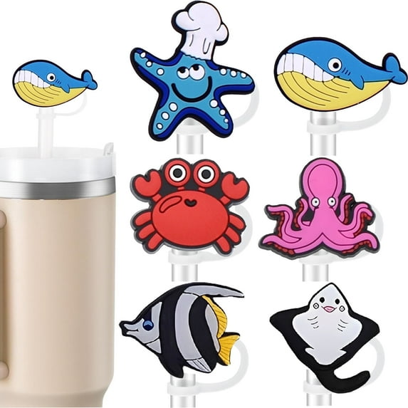 6PCS Straw Covers for Stanley Cup Tumbler 30 oz / 40 oz Leak Proof ...