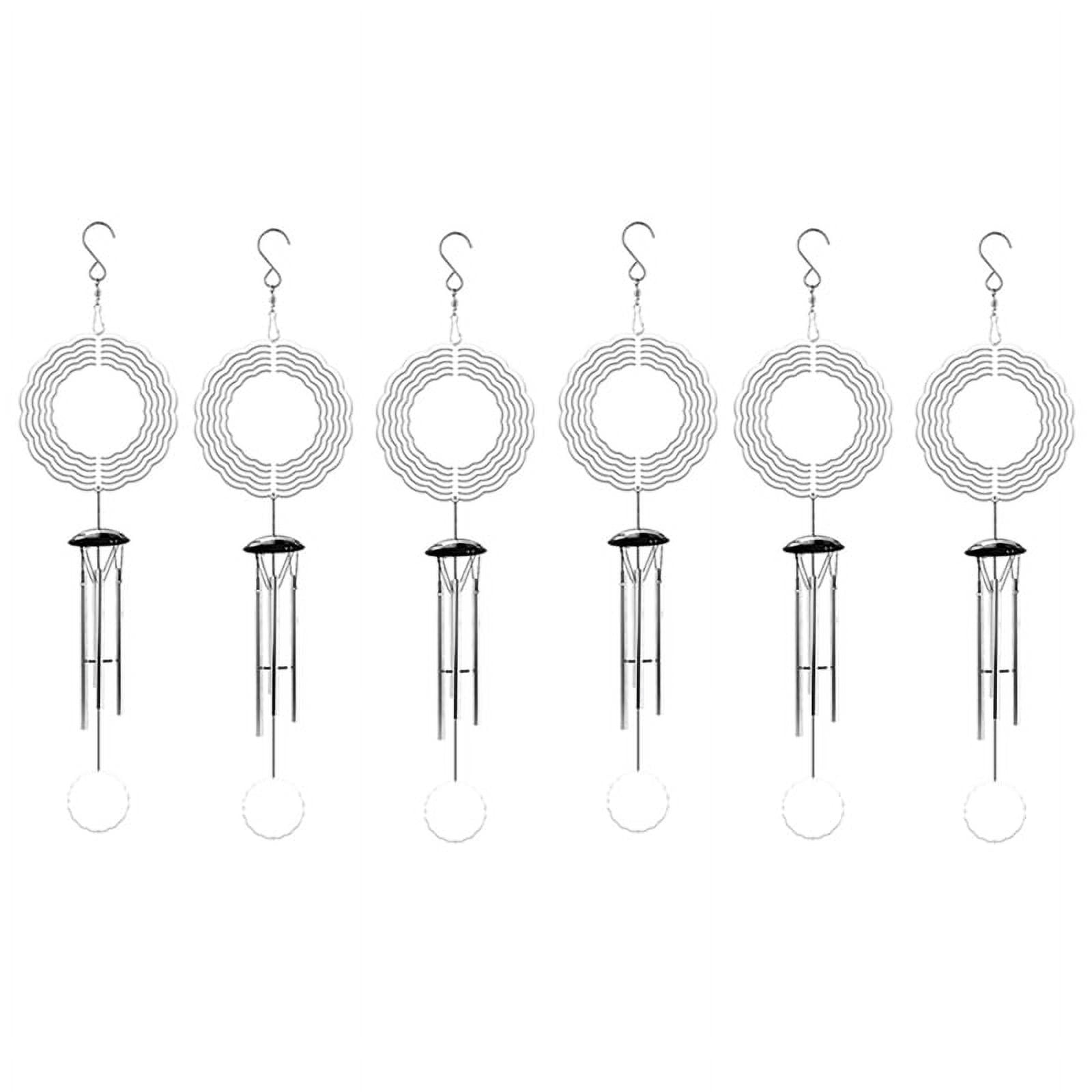 6PCS Sublimation Wind Spinner Blanks Outdoor Decor, Outdoors Wind ...